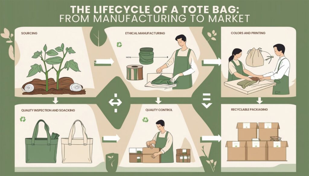 The Lifecycle of a Tote Bag: From Manufacturing to Market - Qtees